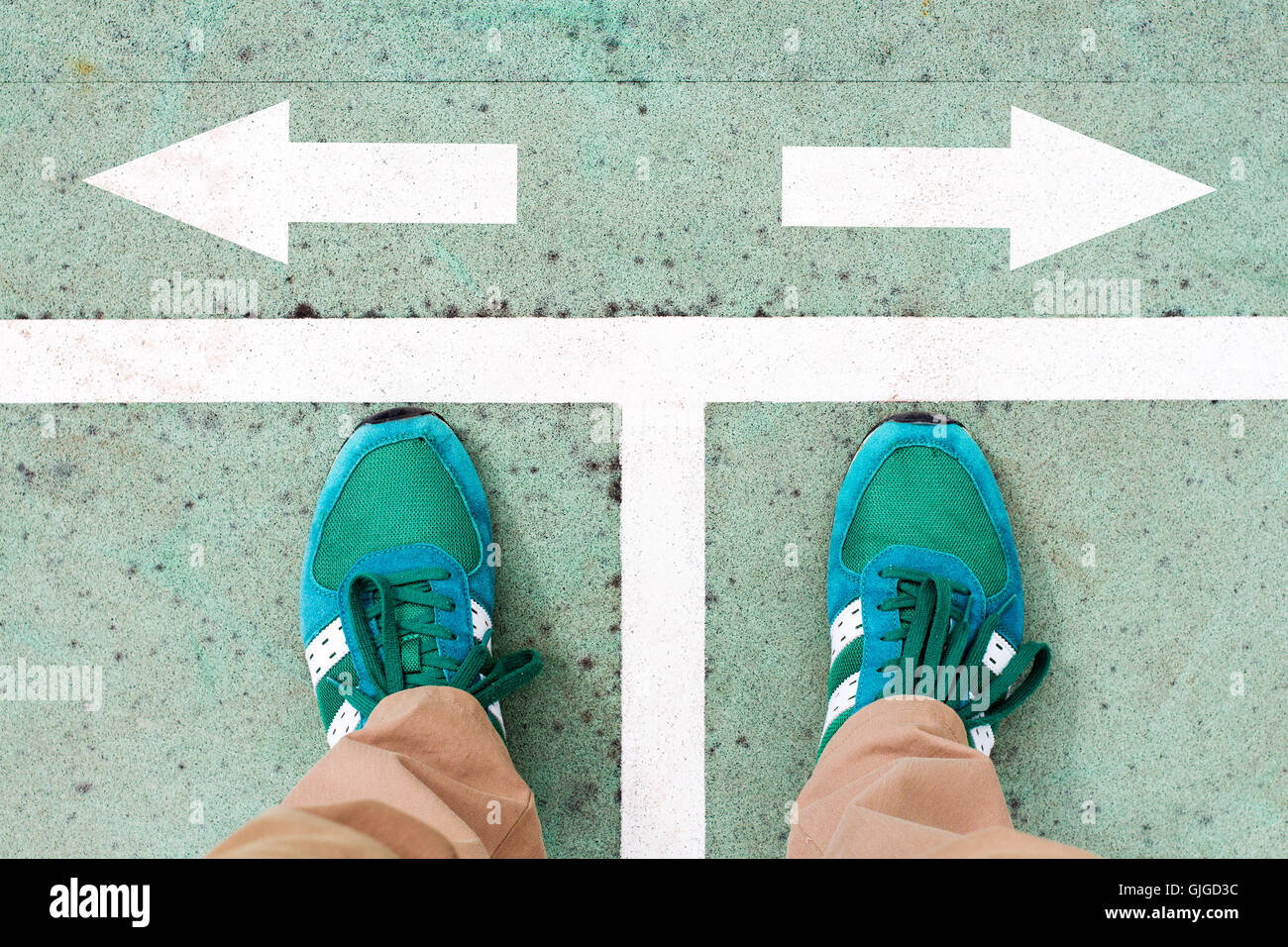 Choosing the way hi-res stock photography and images - Alamy
