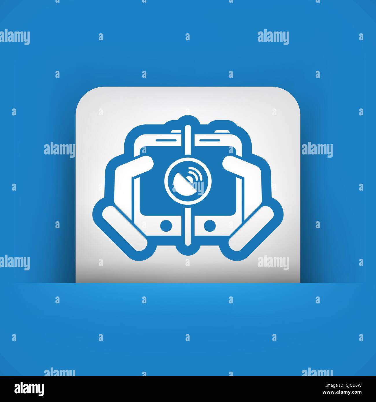 Mobile connection icon Stock Vector Image & Art - Alamy
