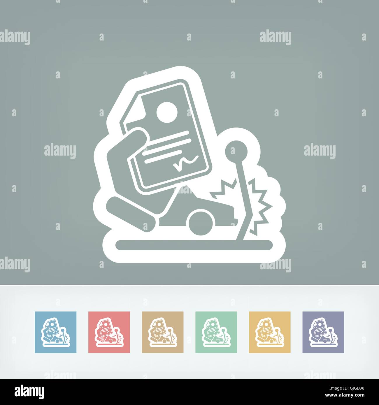 Car crash insurance Stock Vector Image & Art - Alamy