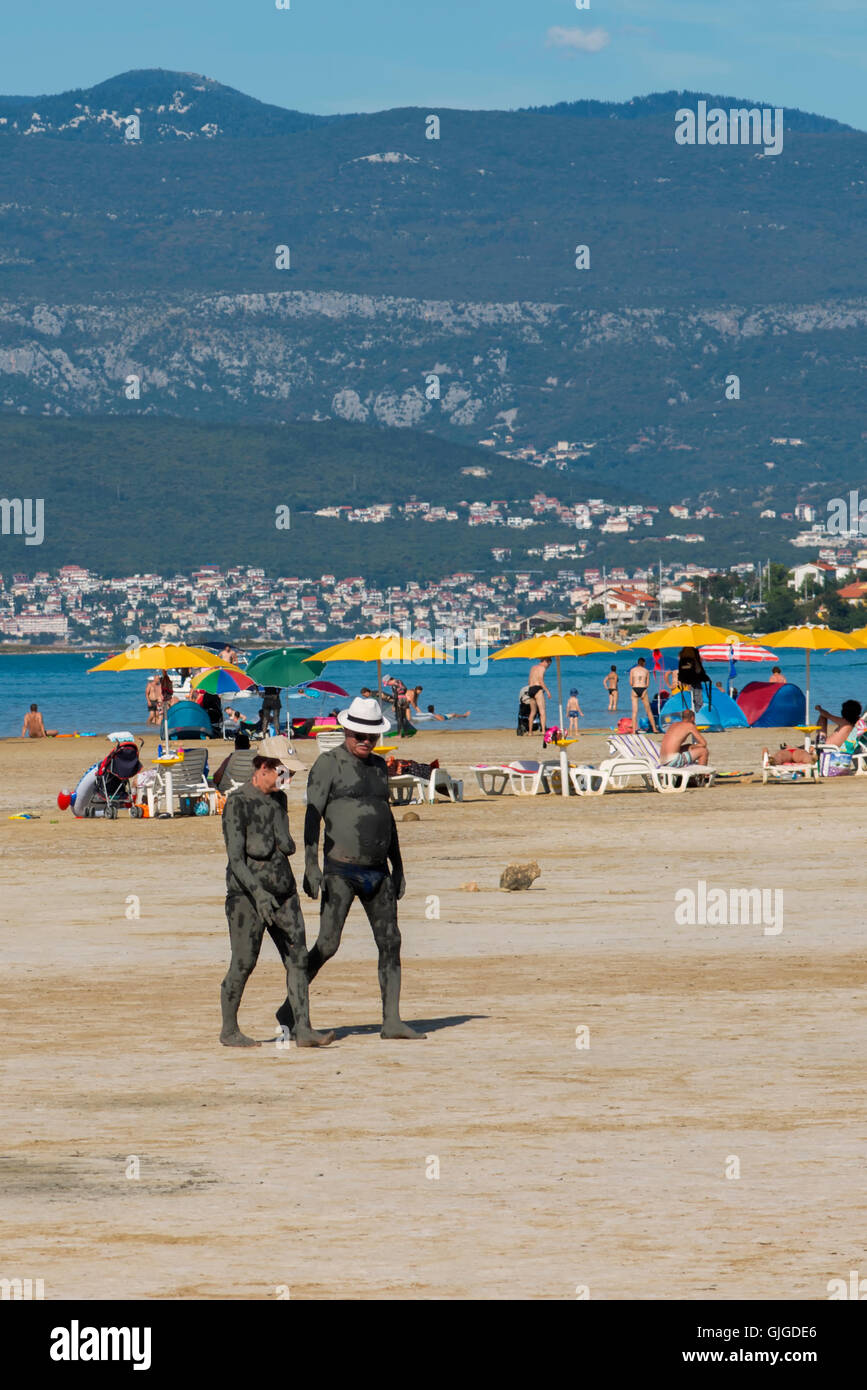 Bay of Soline in Krk Island, Croatia Stock Photo - Alamy
