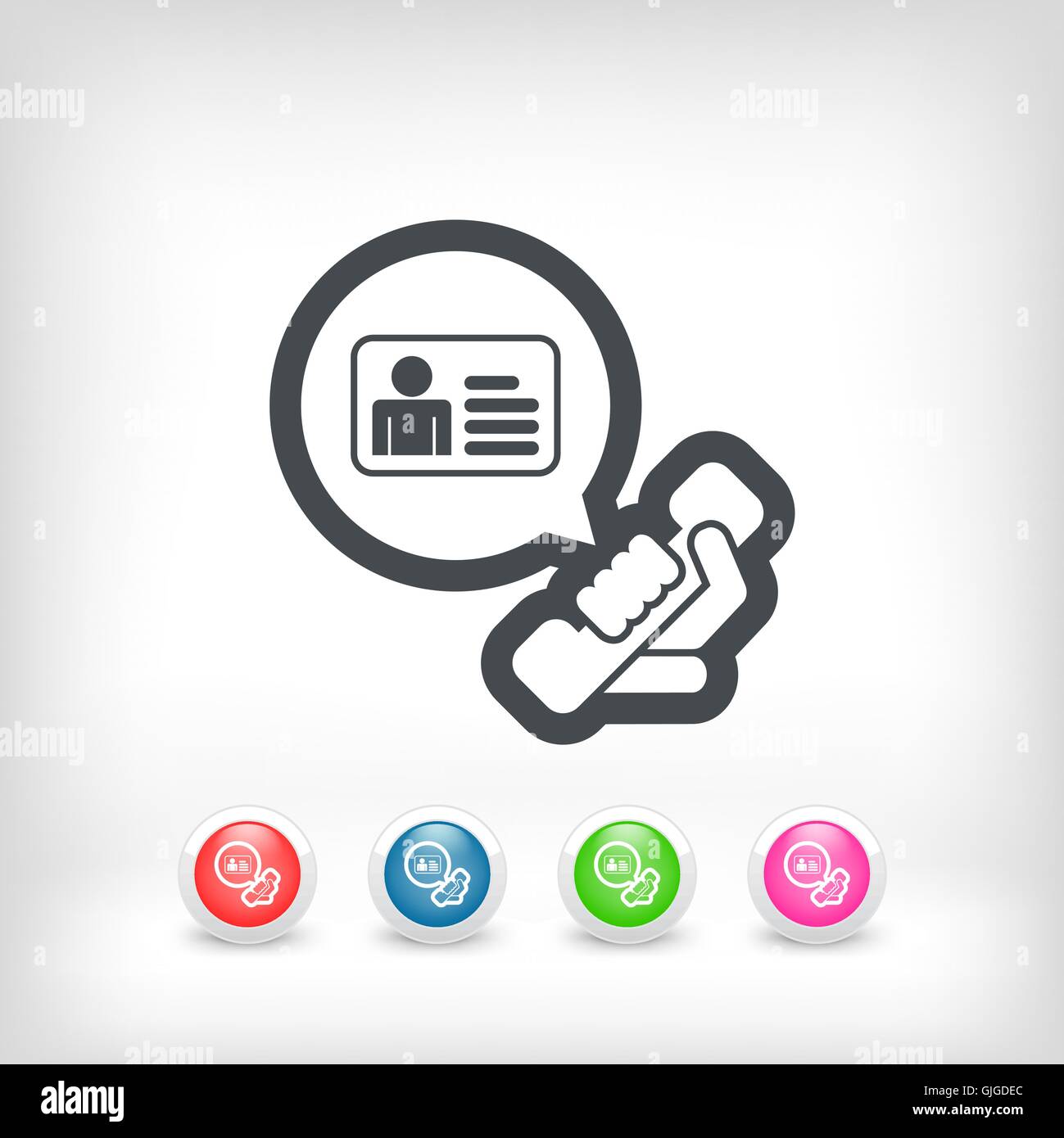 Contact us icon Stock Vector Image & Art - Alamy