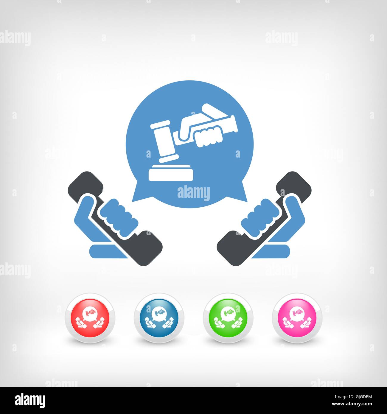 Legal assistance icon Stock Vector Image & Art - Alamy