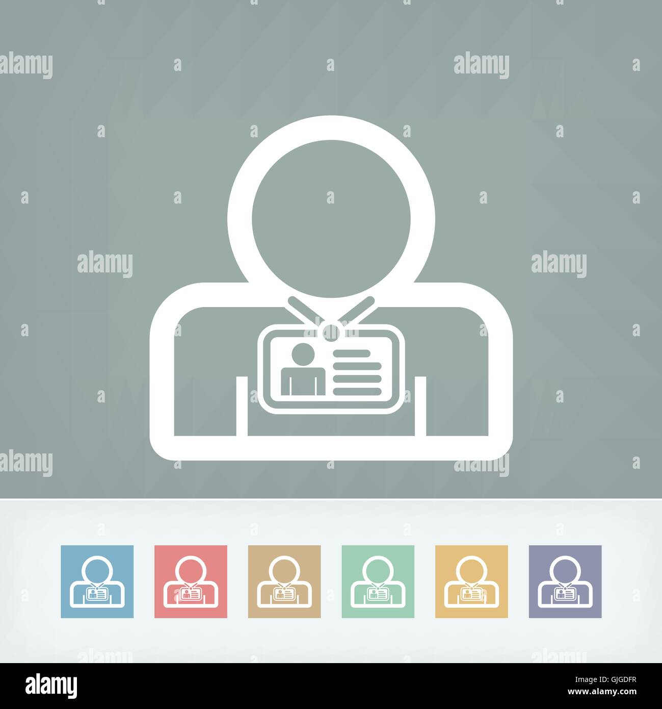 Staff badge Stock Vector Images - Alamy