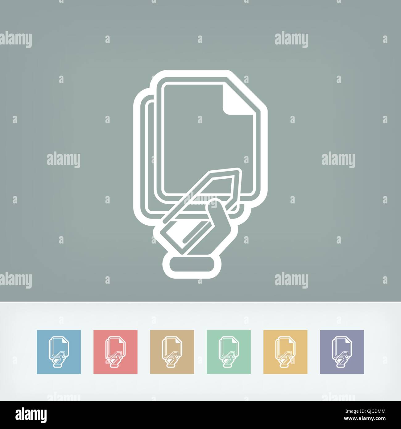 Paper clip icon Stock Vector Image & Art - Alamy
