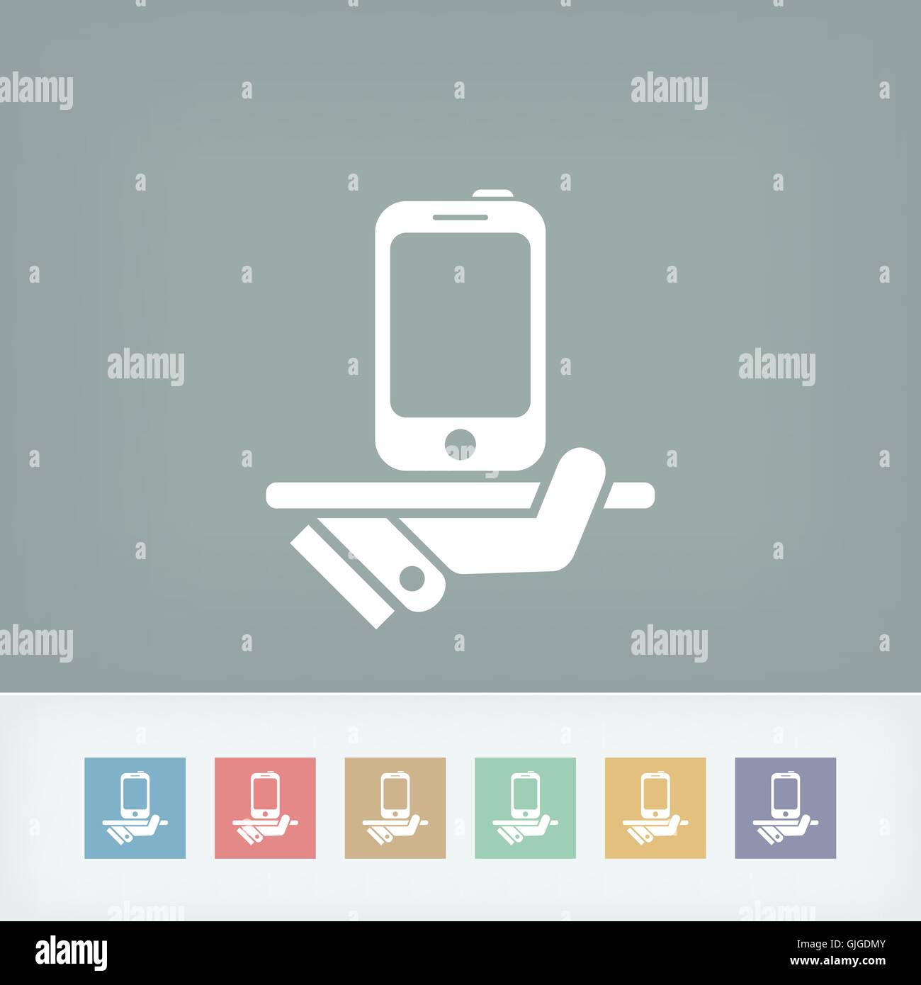 Smartphone service icon Stock Vector Image & Art - Alamy