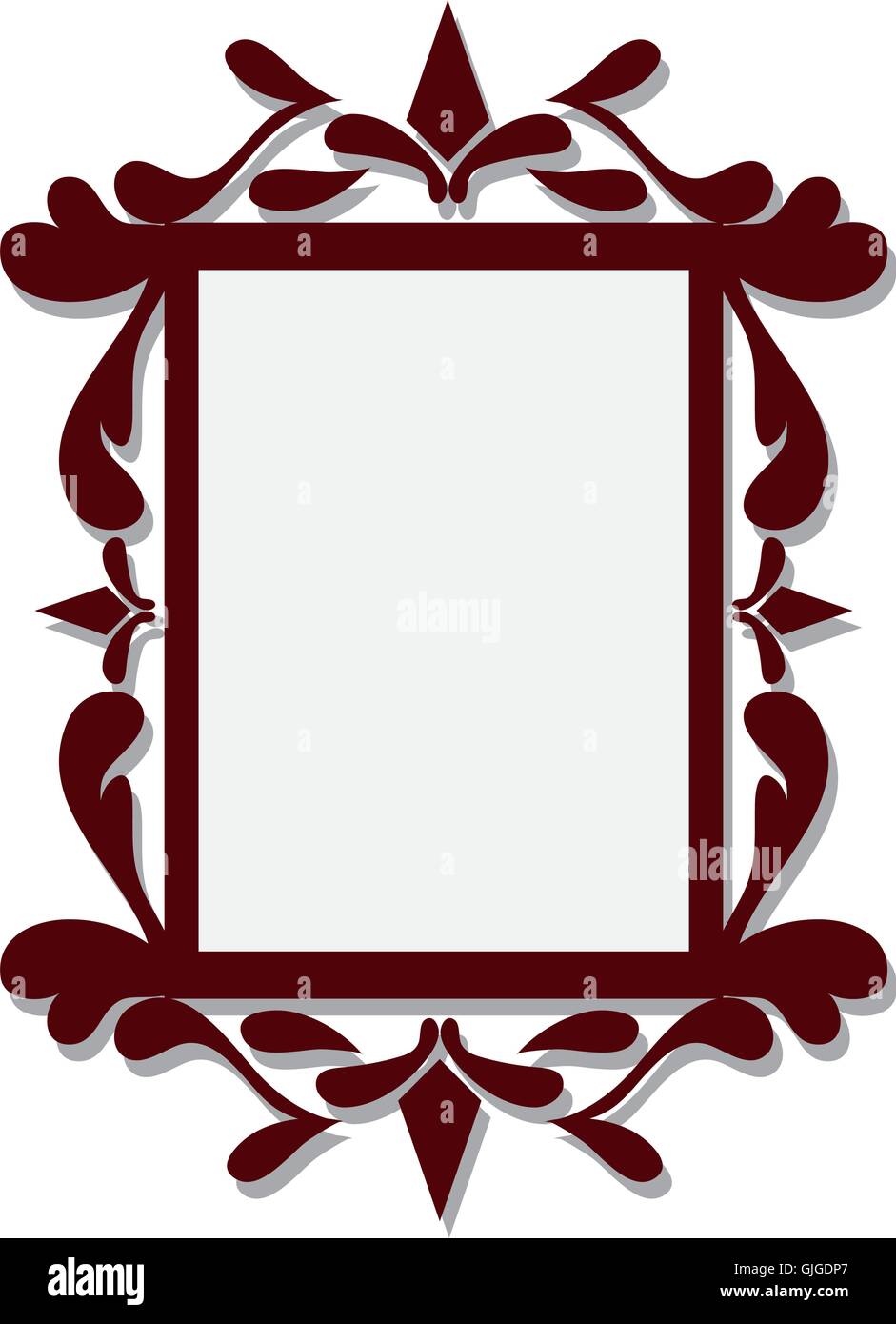 angular vintage frame icon Stock Vector Image & Art - Alamy