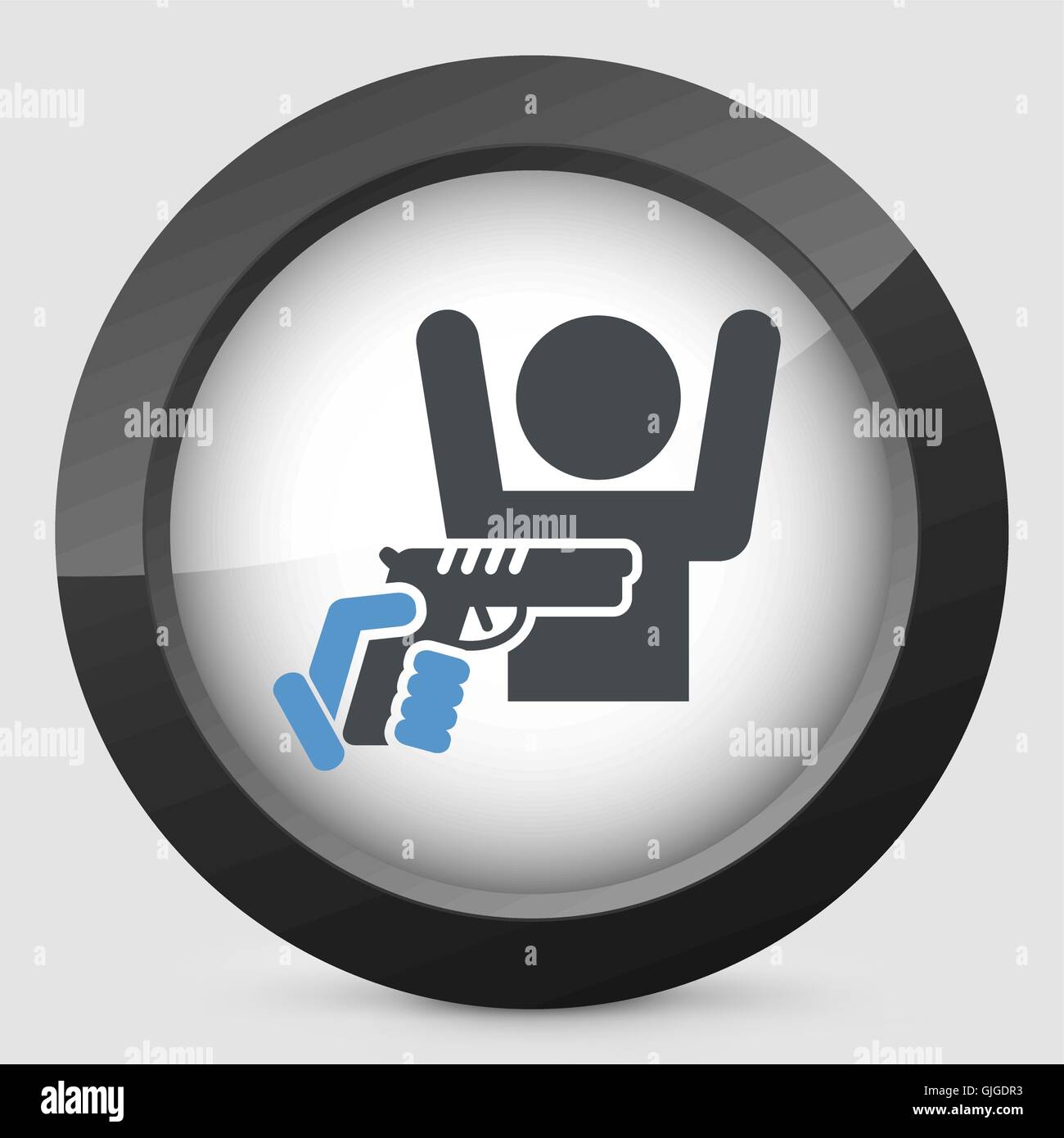 Robbery with gun Stock Vector Image & Art - Alamy