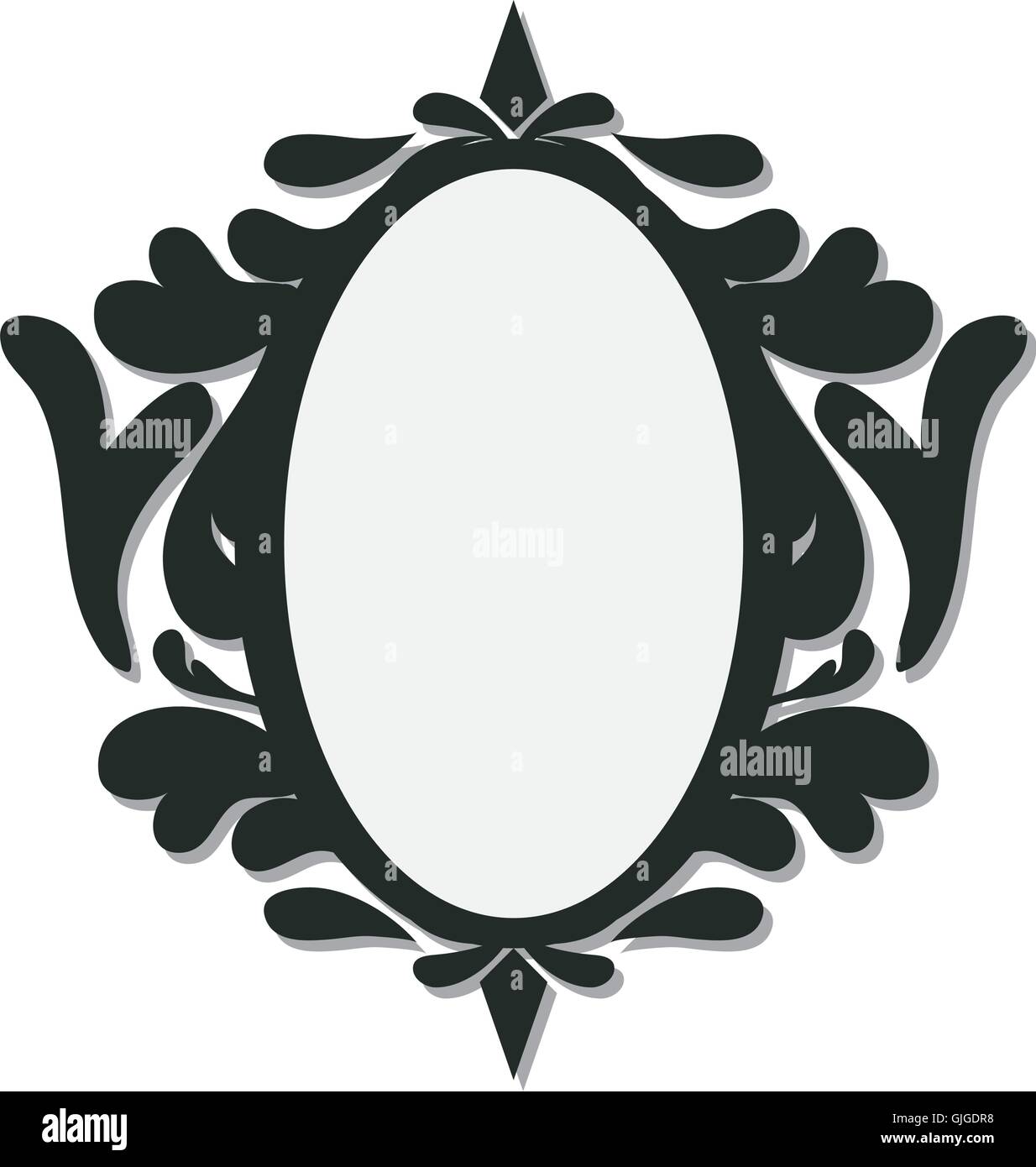 round vintage frame icon Stock Vector Image & Art - Alamy