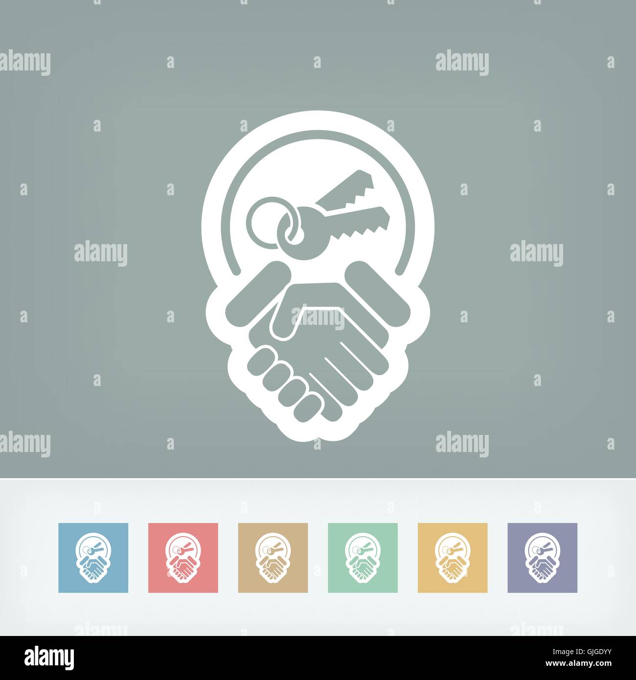 Home delivery icon simple Stock Vector Images - Alamy