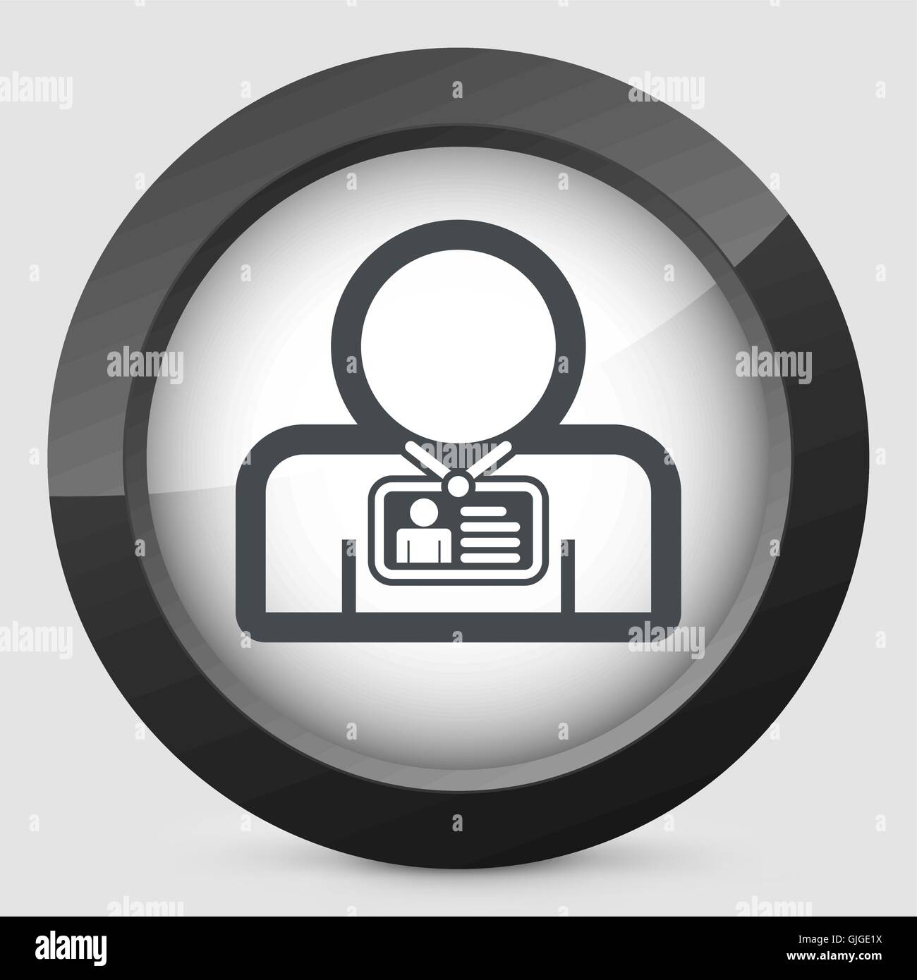 Staff id card Stock Vector Images - Alamy