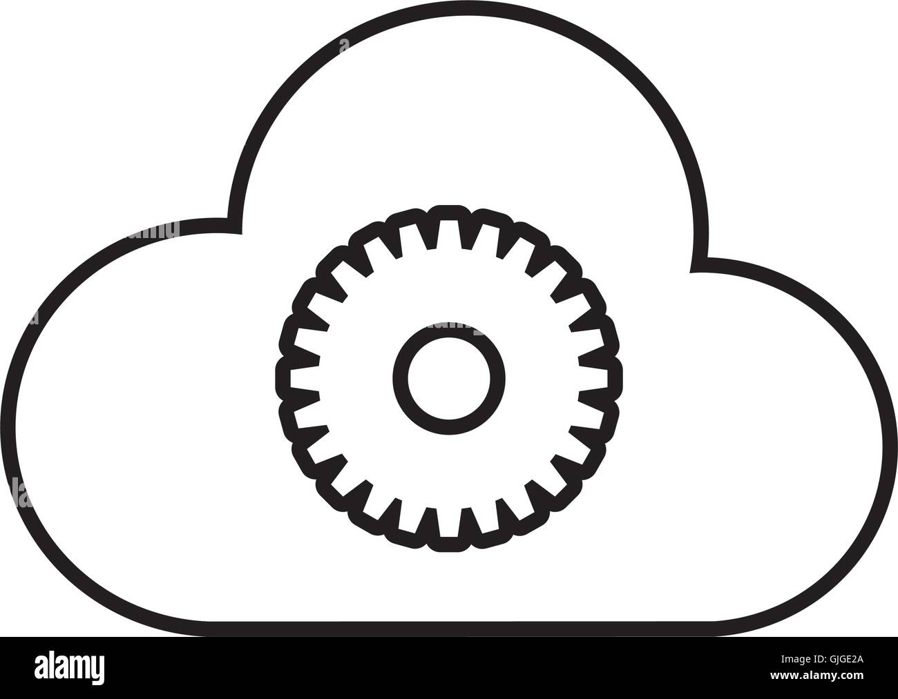 Cloud Computing Communication Icon Stock Vector Image And Art Alamy