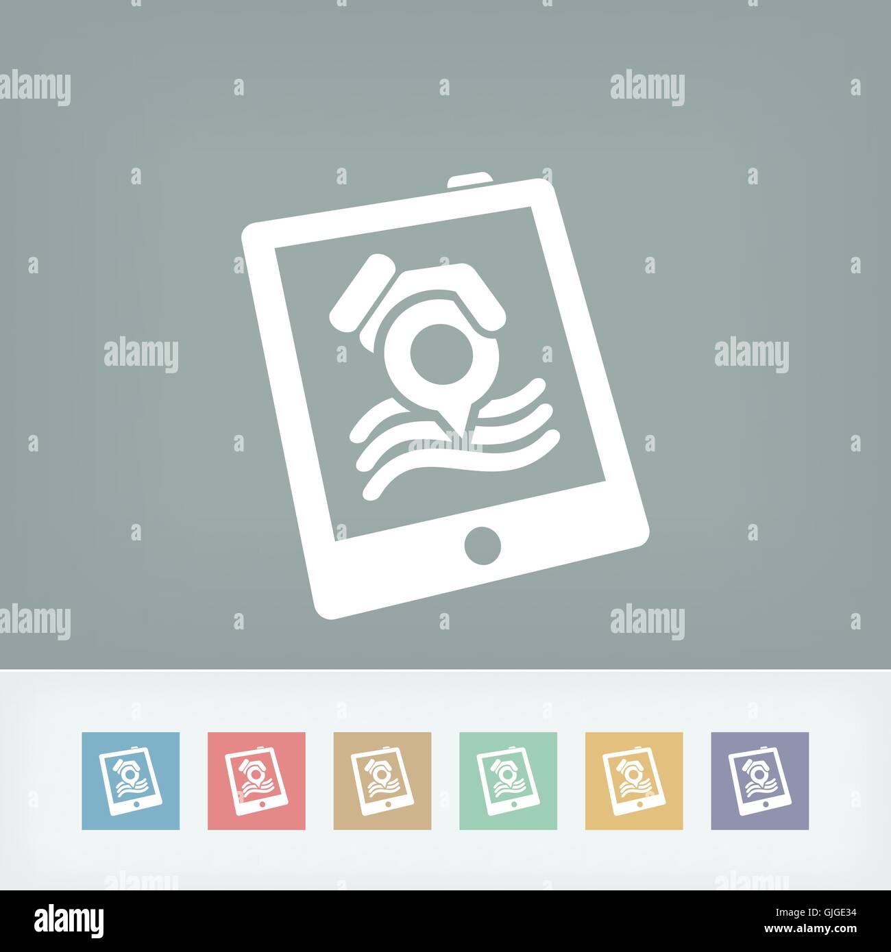 Sea map pointer Stock Vector Image & Art - Alamy