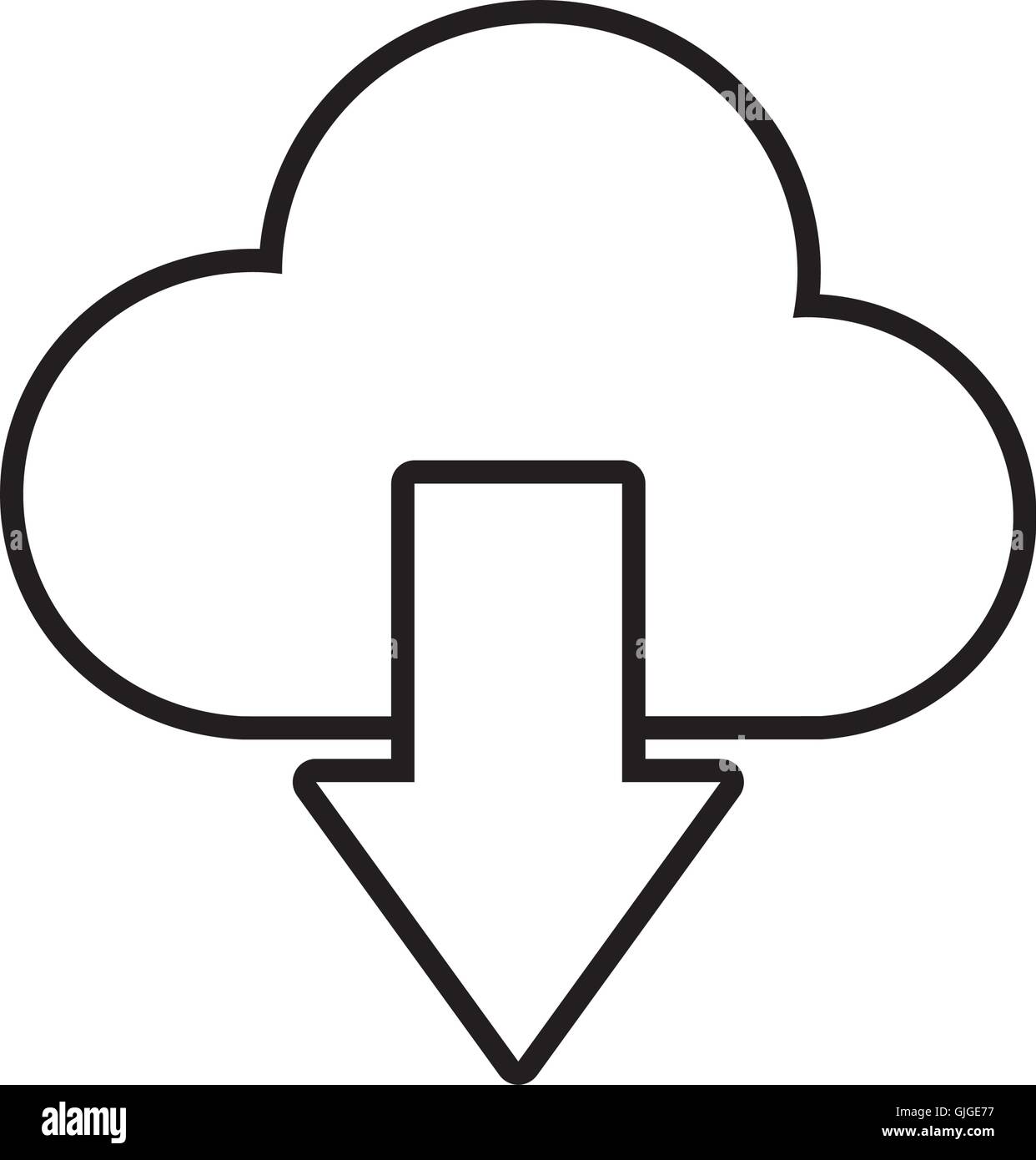 Cloud Computing Communication Icon Stock Vector Image And Art Alamy