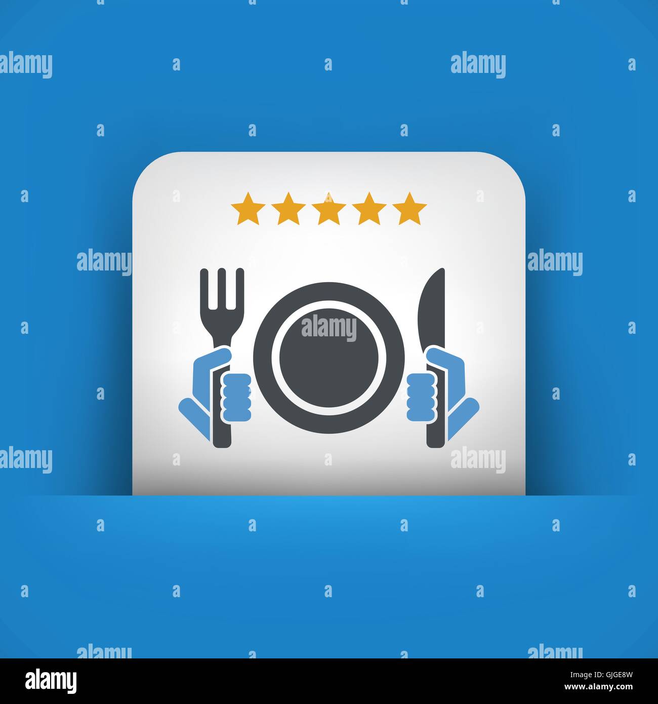 Restaurant icon. Top rating Stock Vector Image & Art - Alamy