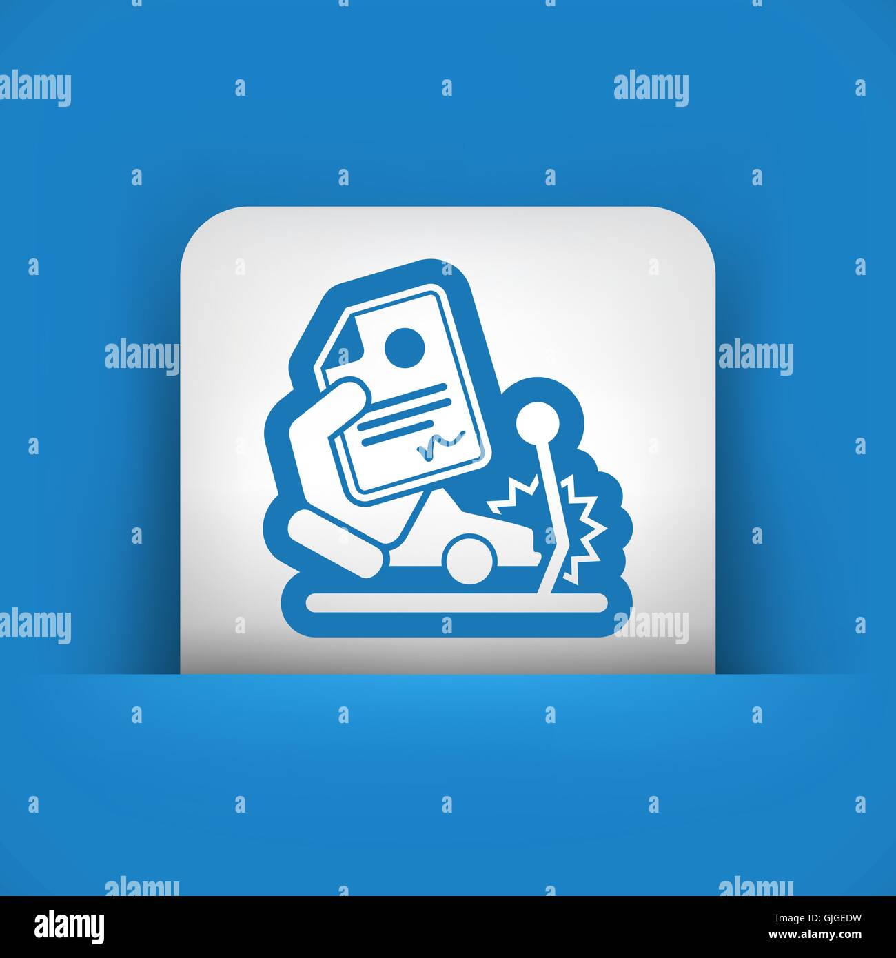Car crash insurance Stock Vector Image & Art - Alamy