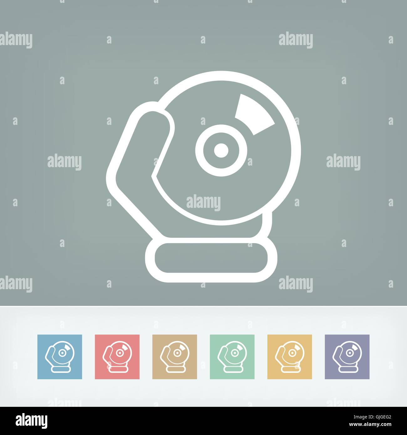 Cd hand Stock Vector Images - Alamy