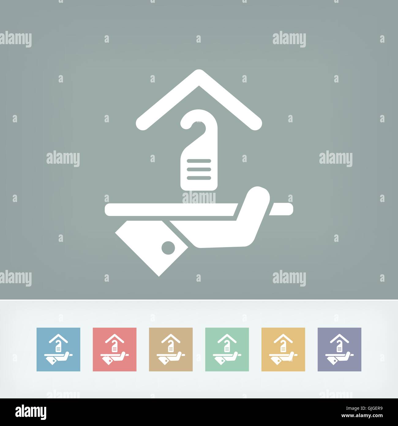 Hotel icon. Privacy concept Stock Vector Image & Art - Alamy