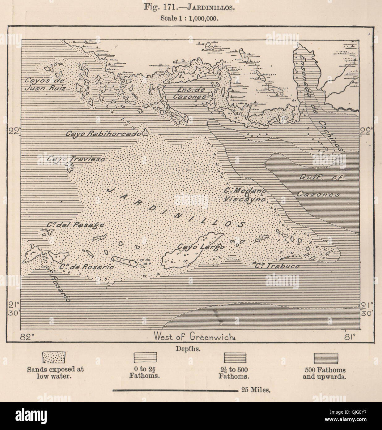 Antique map of cuba hi-res stock photography and images - Alamy
