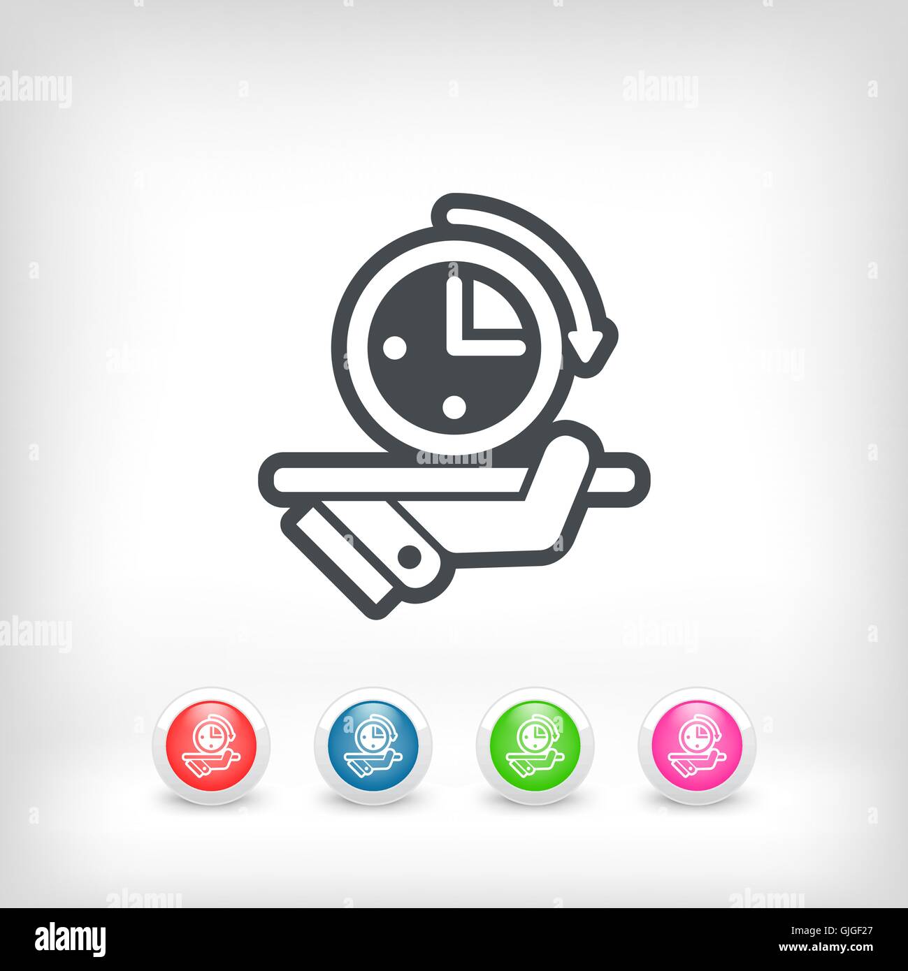 Time operation symbol concept hi-res stock photography and images - Alamy