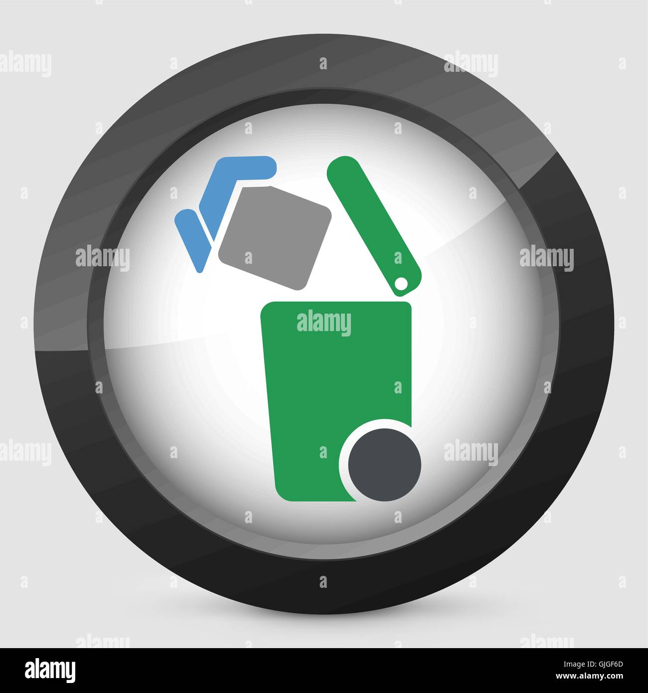 Separate waste collection icon Stock Vector Image & Art - Alamy
