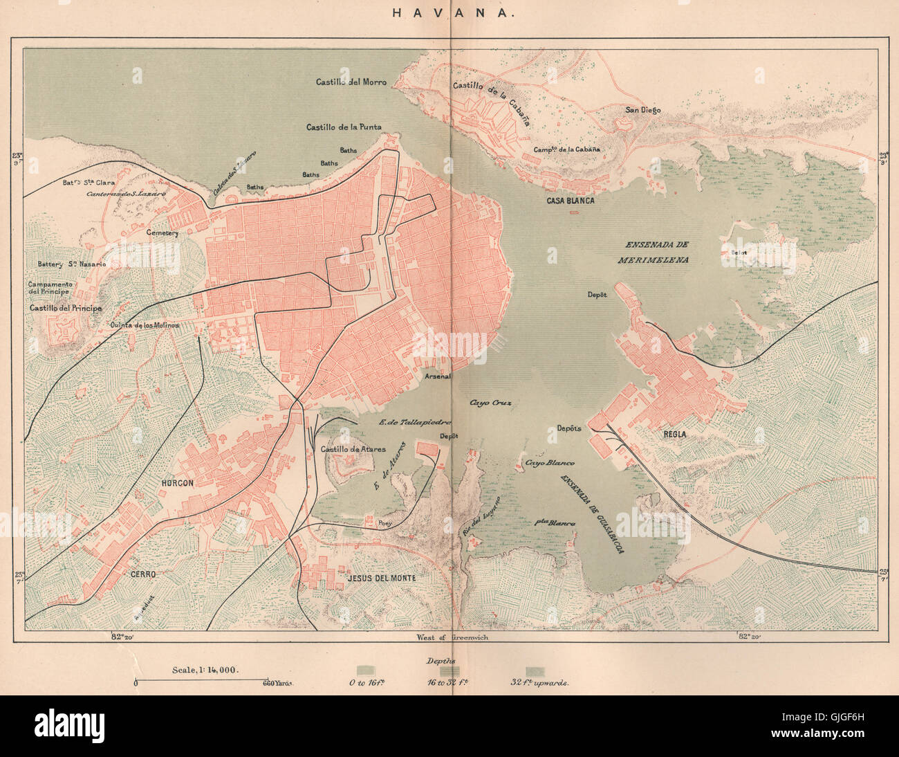 Antique map of cuba hi-res stock photography and images - Alamy