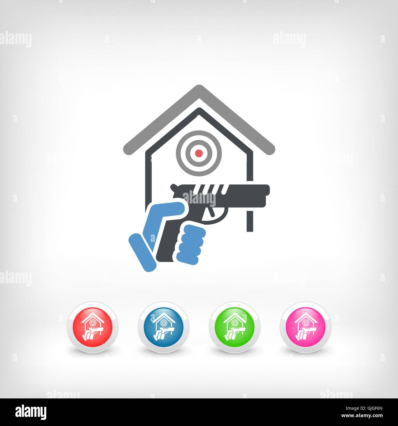 Firing shot Stock Vector Images - Alamy
