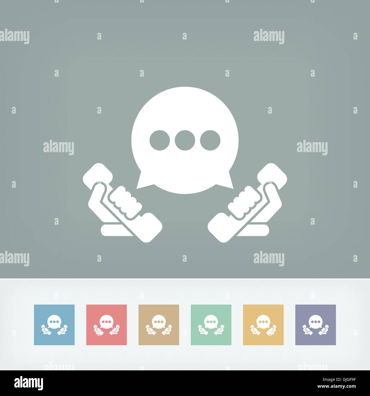 Phone screen number hand Stock Vector Images - Alamy