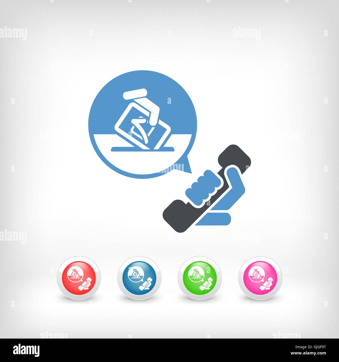Phone line for elections Stock Vector Image & Art - Alamy