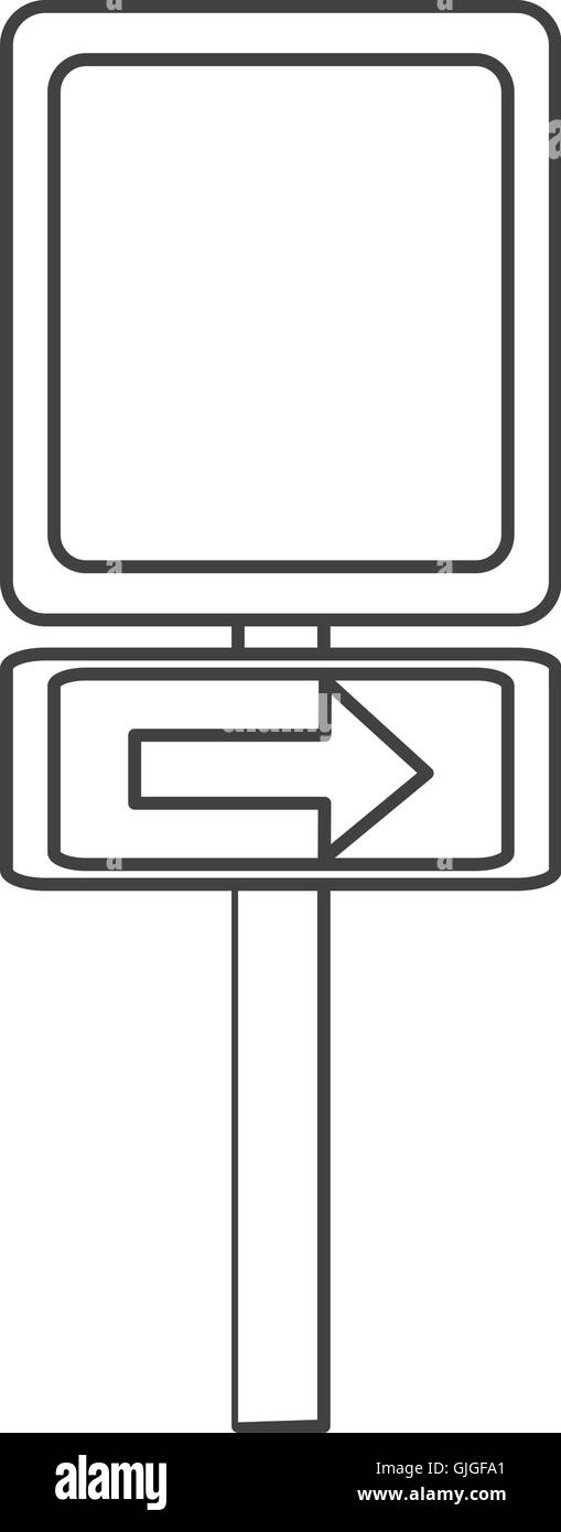street sign right arrow icon Stock Vector Image & Art - Alamy