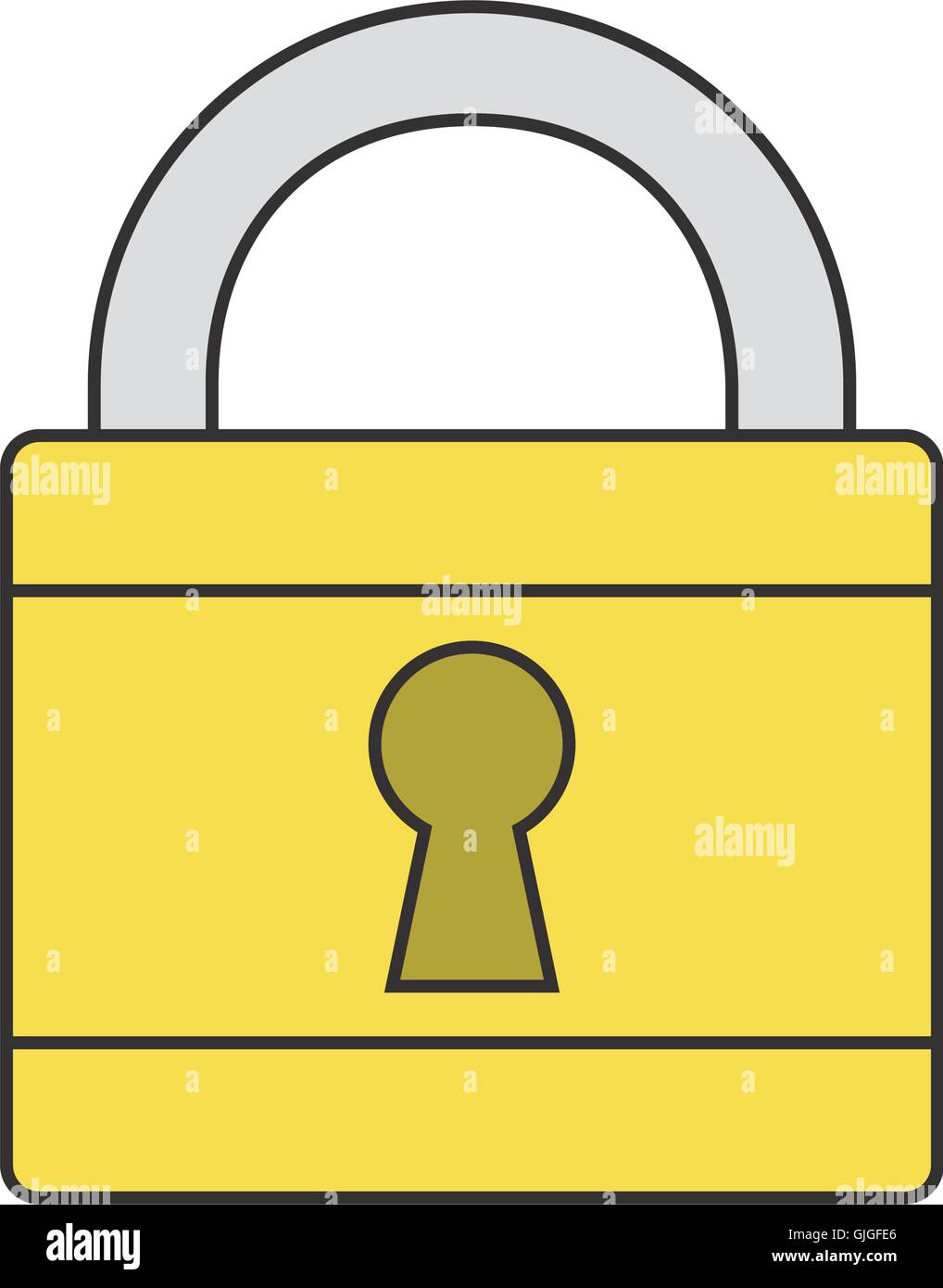 padlock protection security system icon Stock Vector Image & Art - Alamy