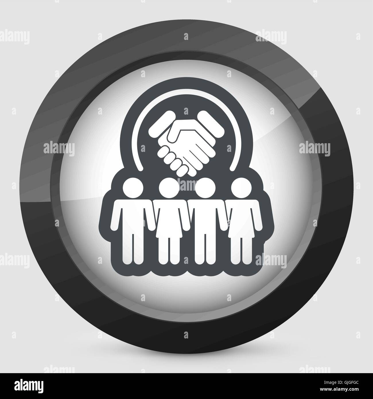 Social agreed icon Stock Vector Image & Art - Alamy