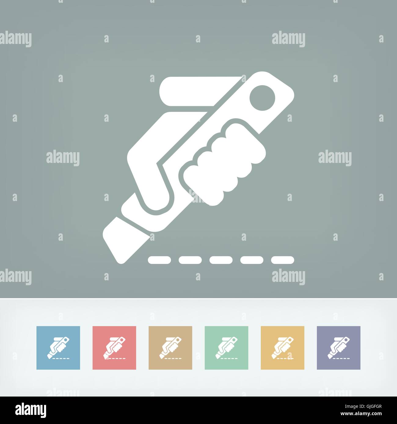 Cutter symbol Stock Vector Images - Alamy