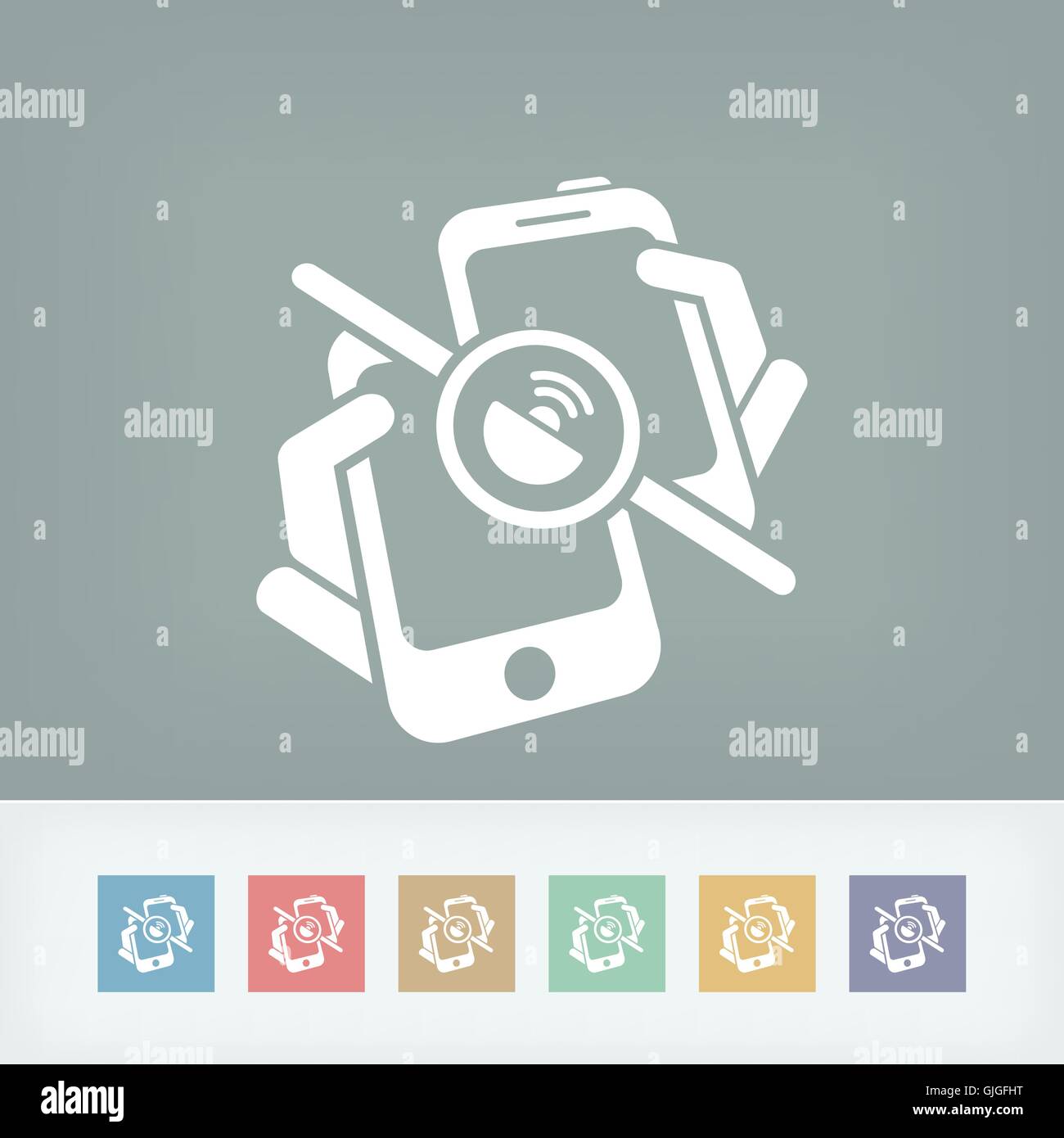 Mobile connection icon Stock Vector Image & Art - Alamy