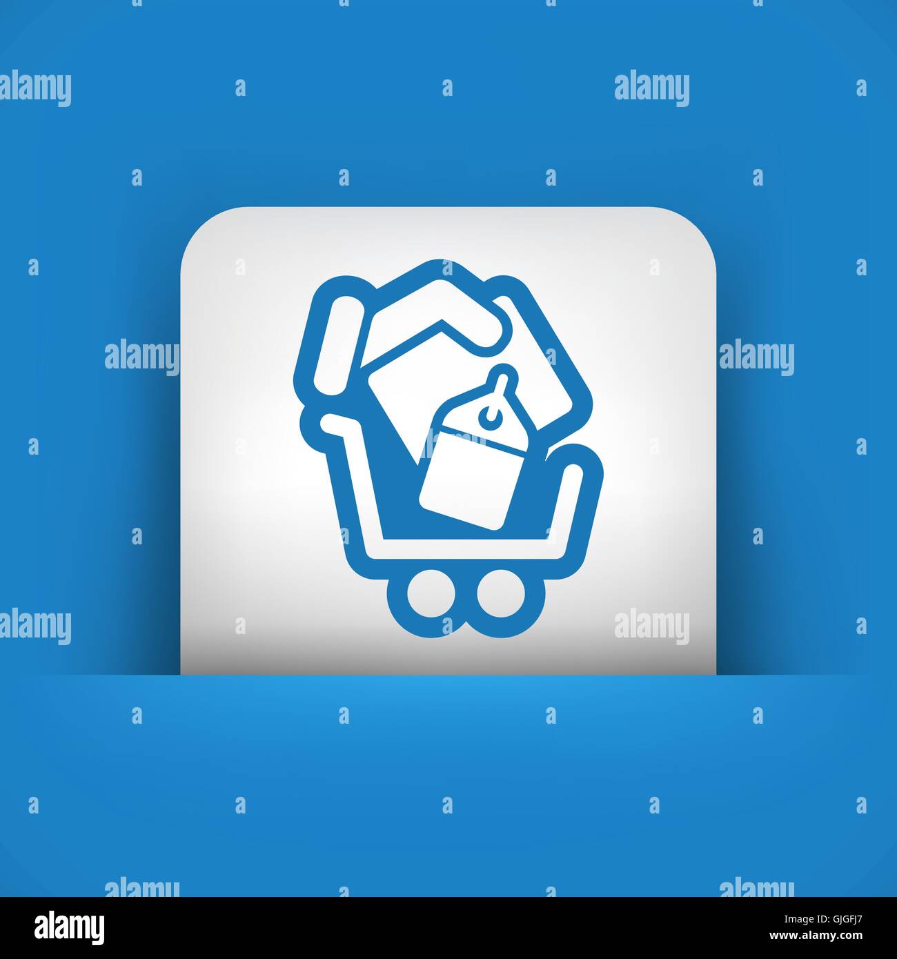 Shopping cart icon Stock Vector Image & Art - Alamy