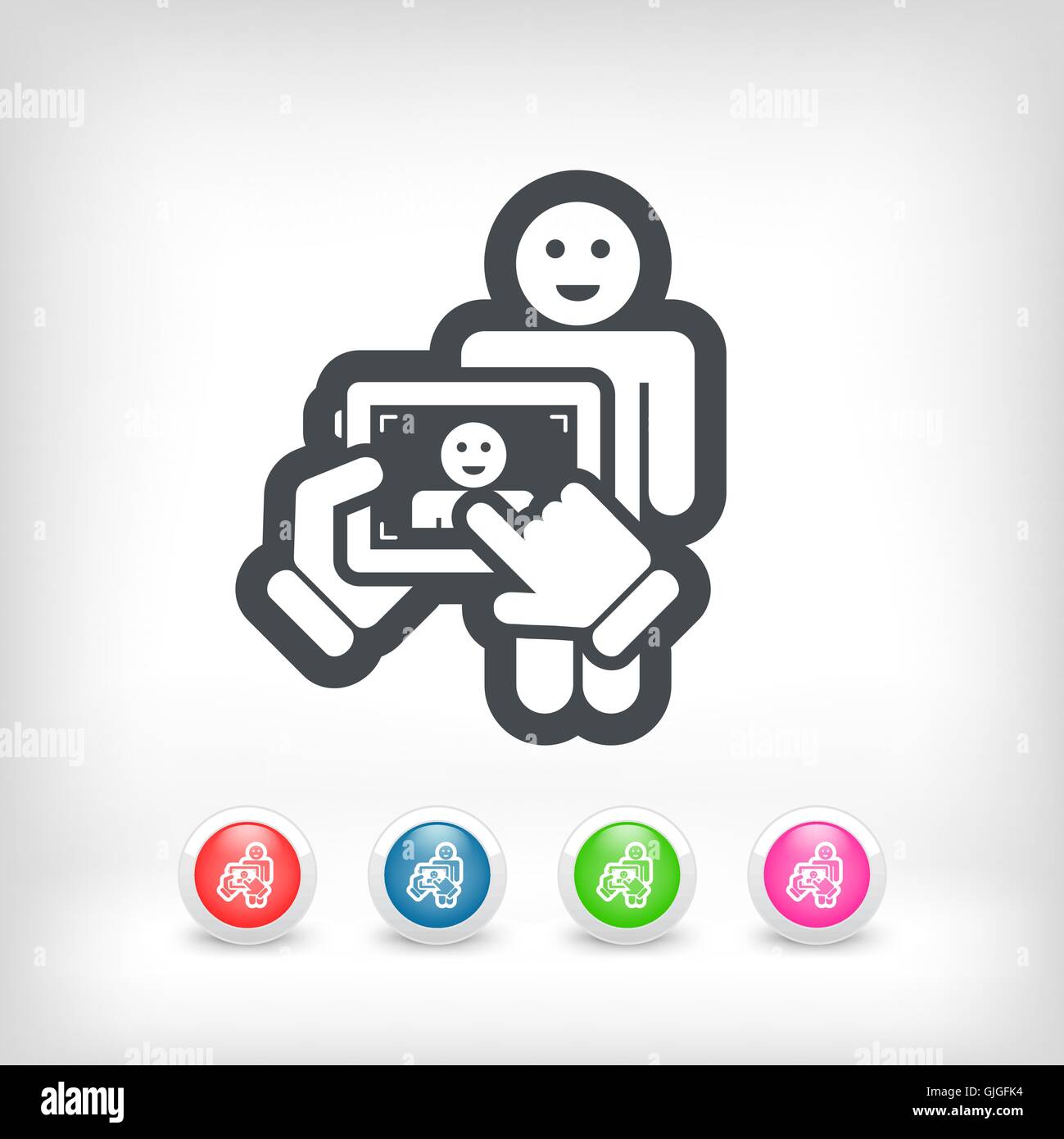 Digital smile Stock Vector Images - Alamy