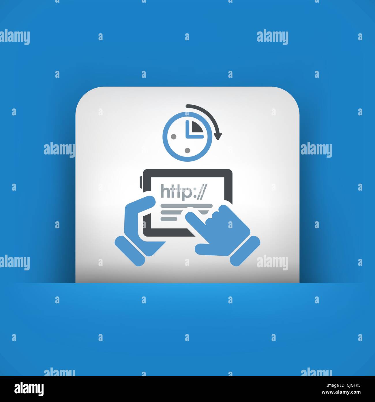 Click and connect Stock Vector Images - Alamy