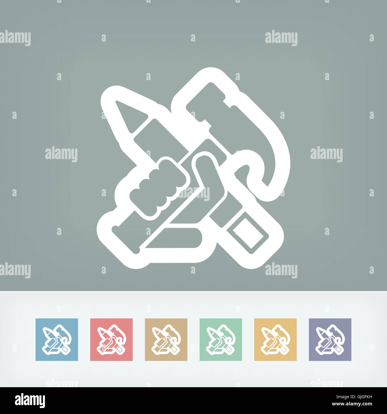 Interior designer tools Stock Vector Images - Alamy