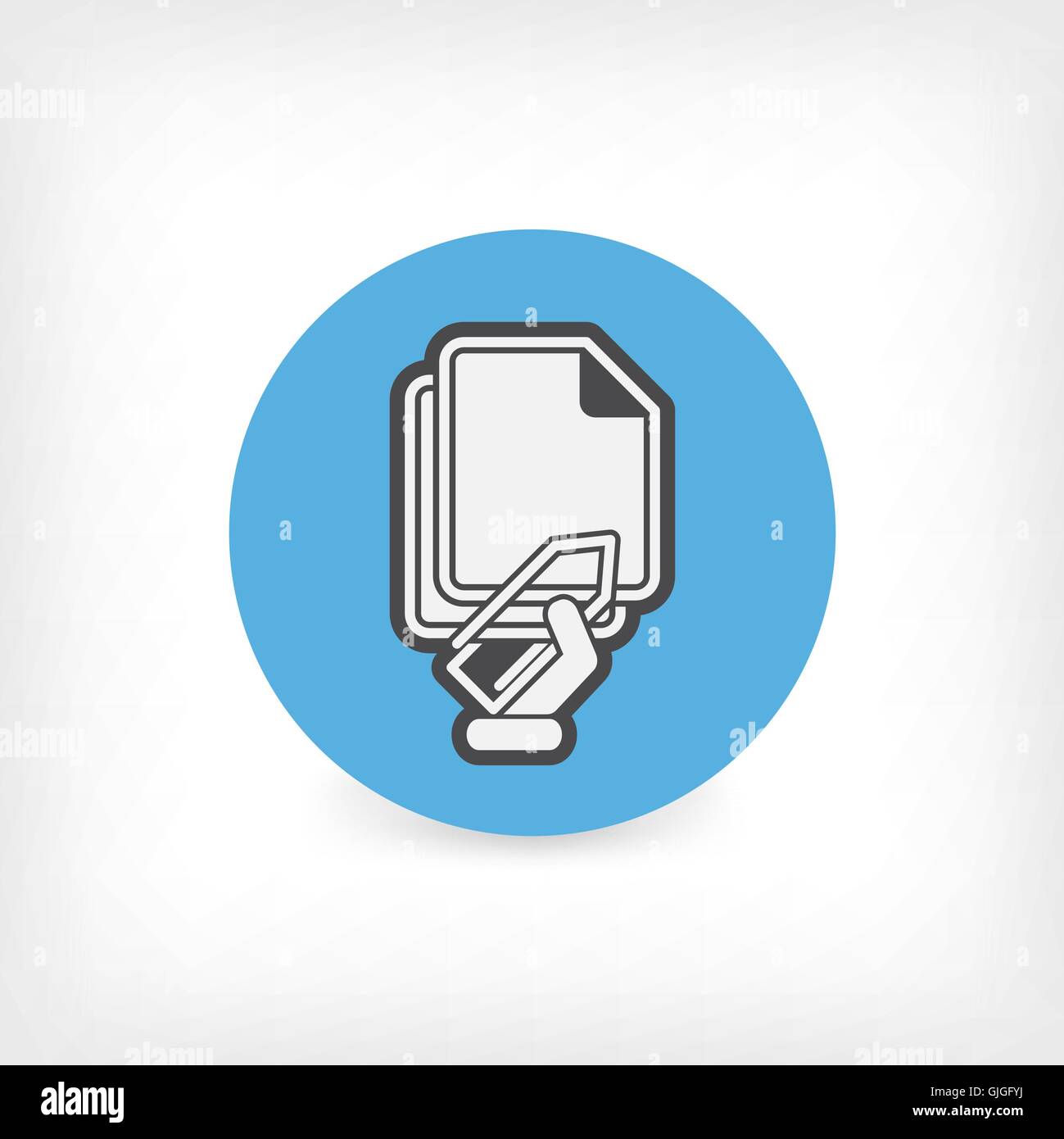 Paper clip icon Stock Vector Image & Art - Alamy