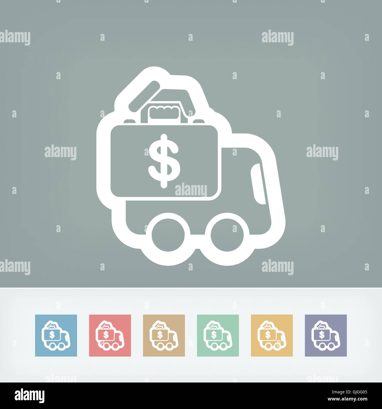 Money van transfer Stock Vector Image & Art - Alamy