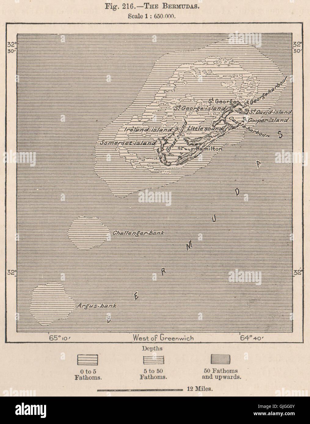 Map of bermuda hi-res stock photography and images - Alamy