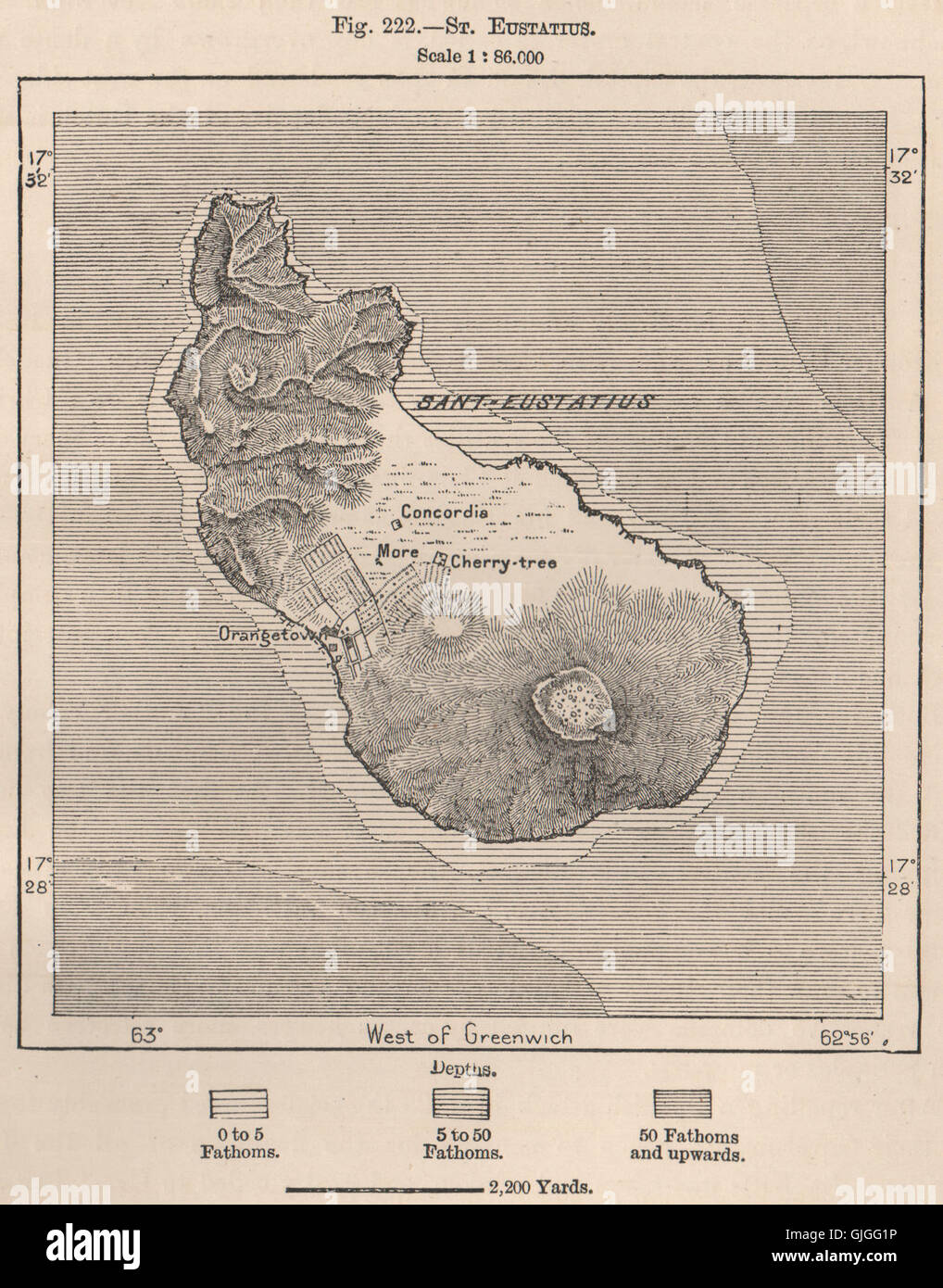 Sint eustatius map hi-res stock photography and images - Alamy