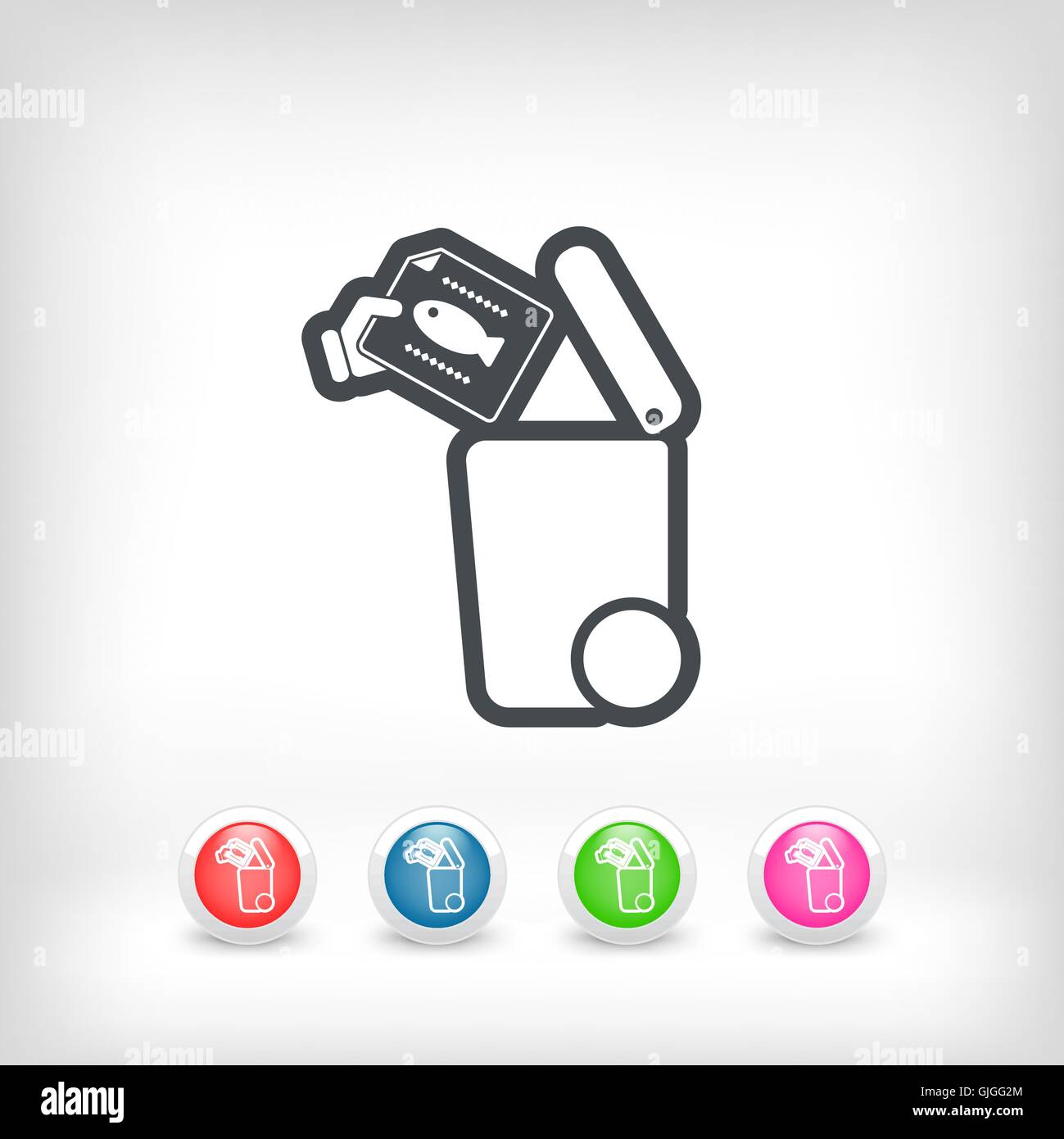 Separate waste collection icon Stock Vector Image & Art - Alamy