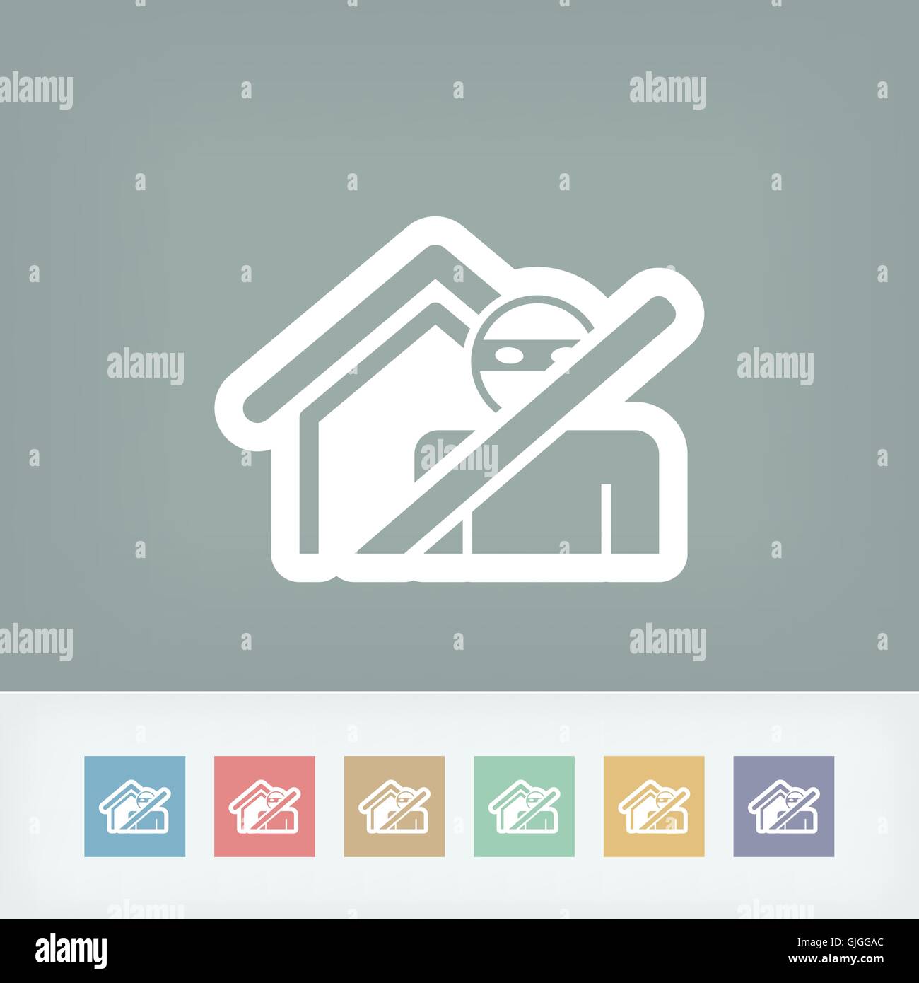 Thief security icon Stock Vector Image & Art - Alamy