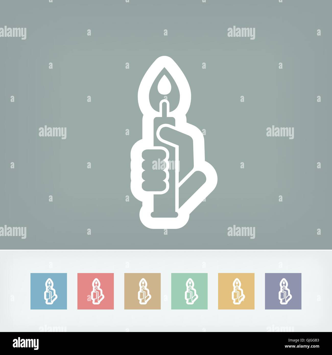 Candle symbol Stock Vector Images - Alamy