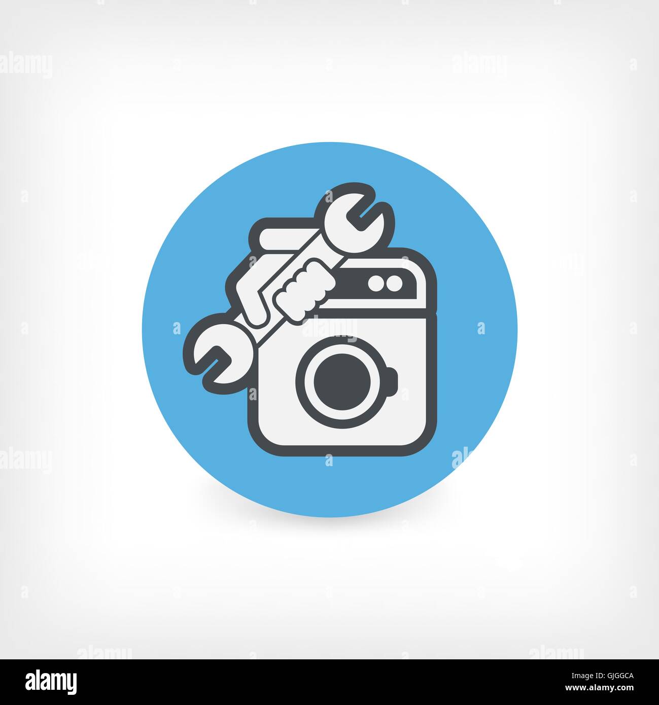 Hand washer hand laundry Stock Vector Images - Alamy