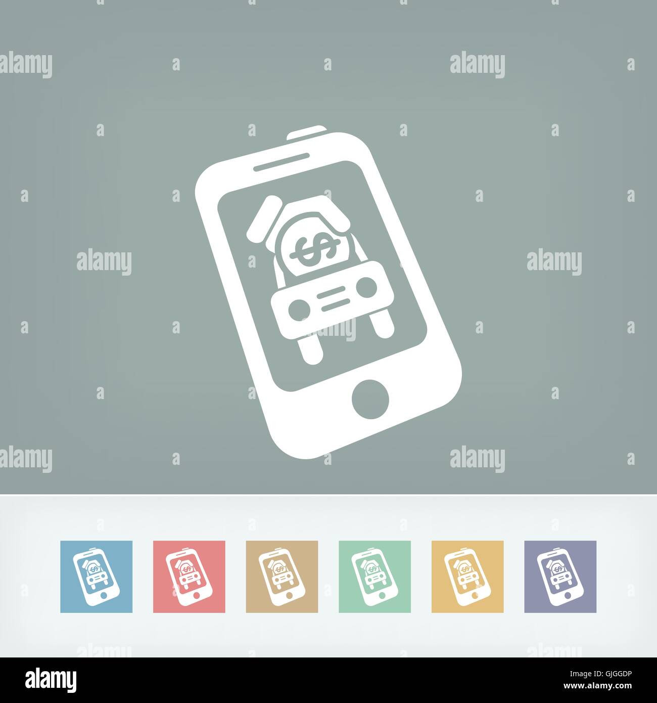 Automotive mobile icon Stock Vector Image & Art - Alamy