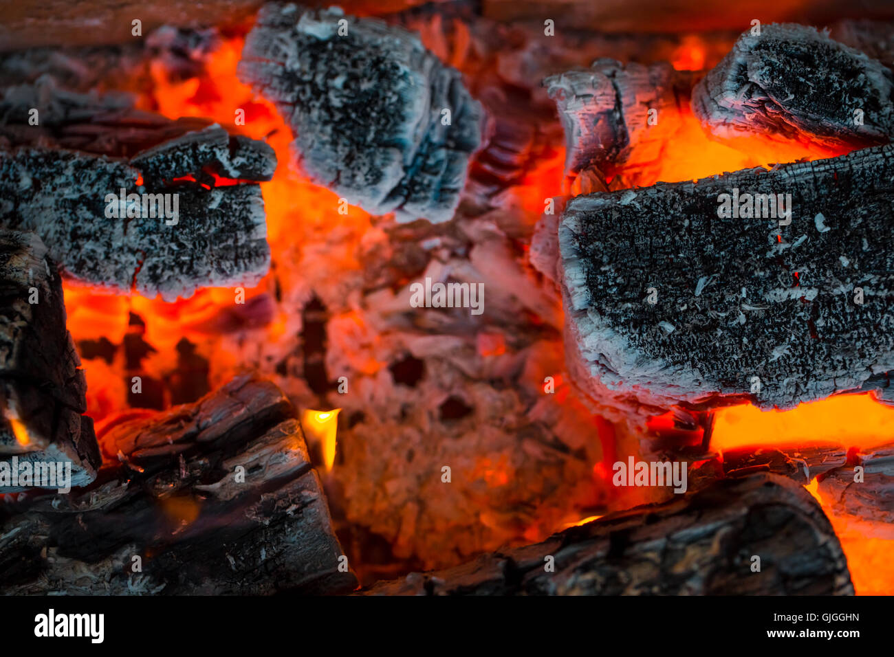 Beautiful burning fire flame background and coals Stock Photo - Alamy