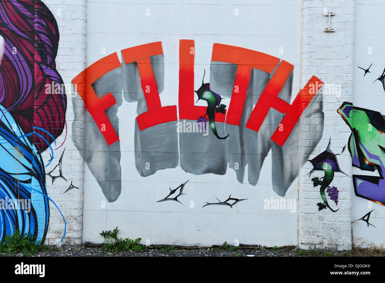 Belfast street art hi-res stock photography and images - Alamy