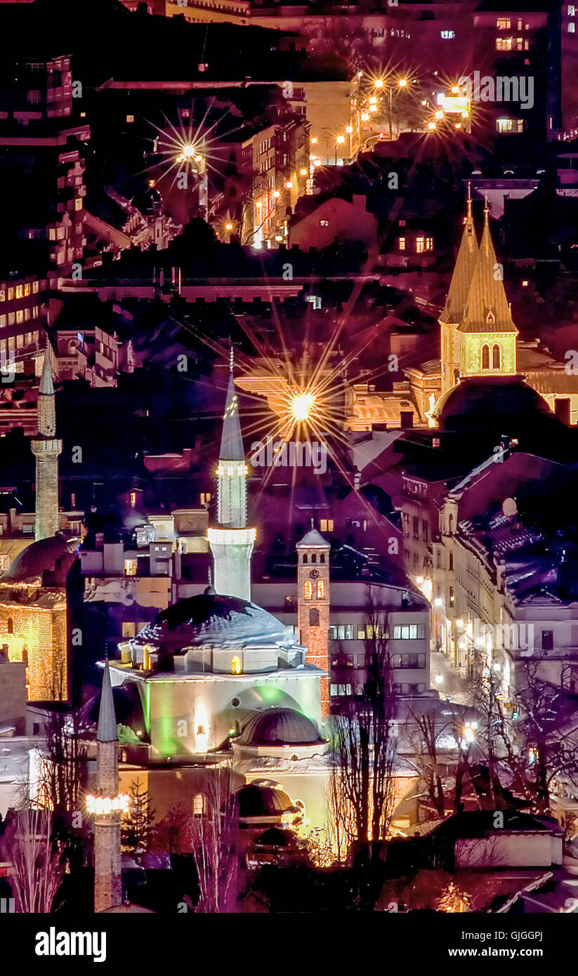 Sarajevo, capital of Bosnia and Herzegovina proud city of eastern and ...