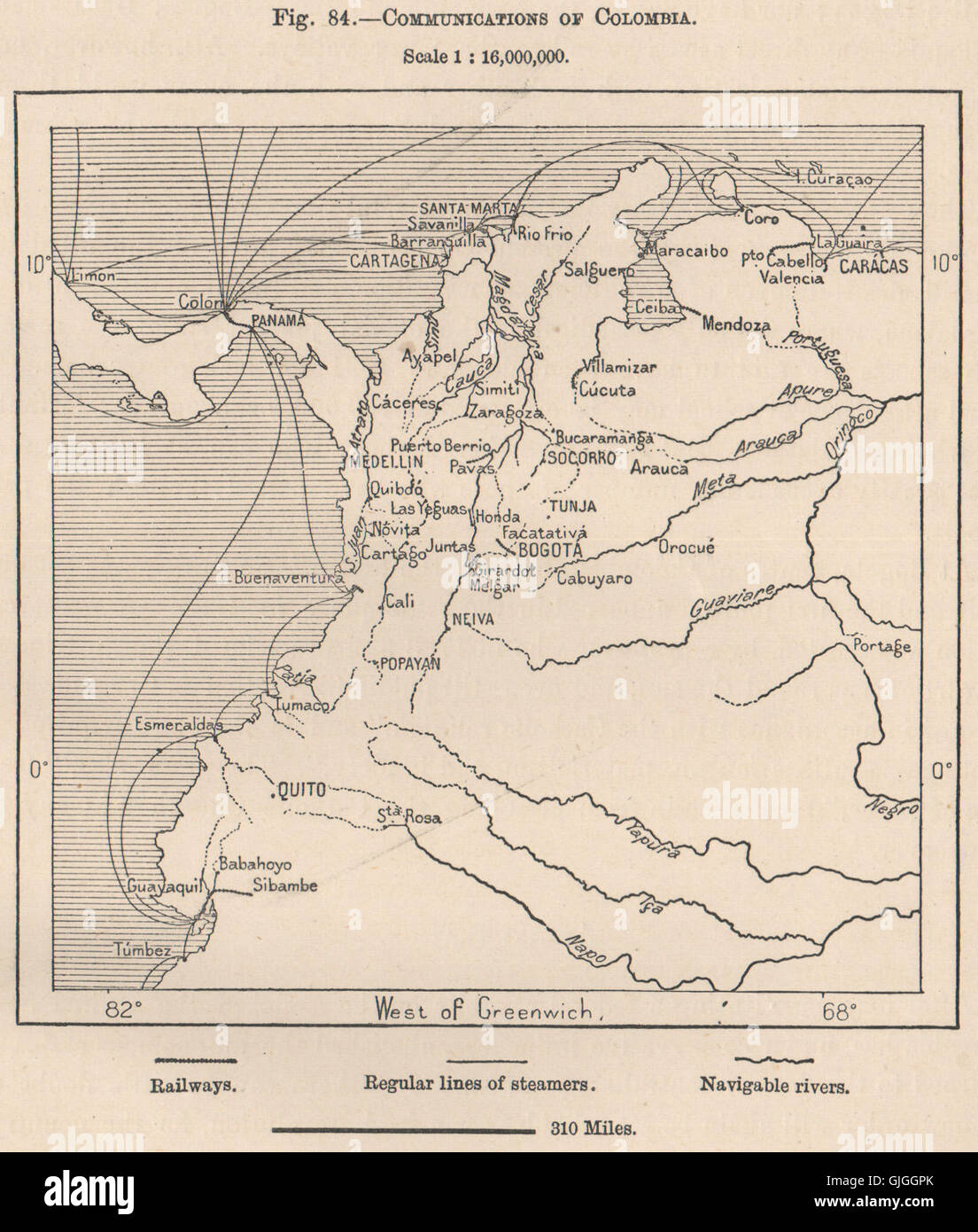 Colombia map hi-res stock photography and images - Alamy